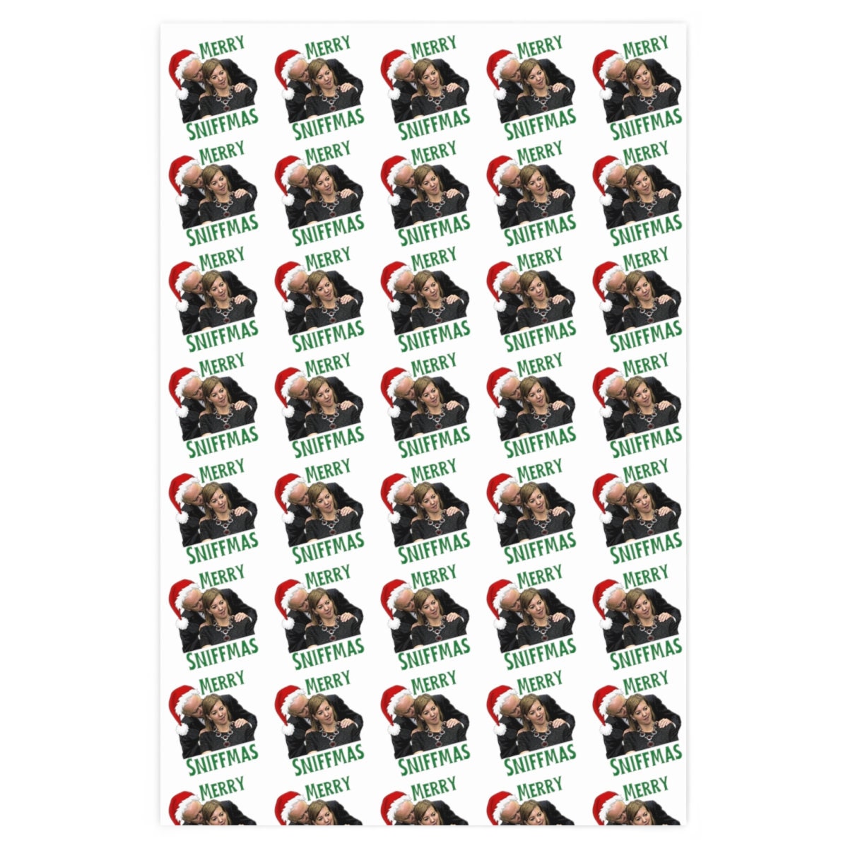 Joe Biden Merry Sniffmas Funny Wrapping Paper - Etsy
