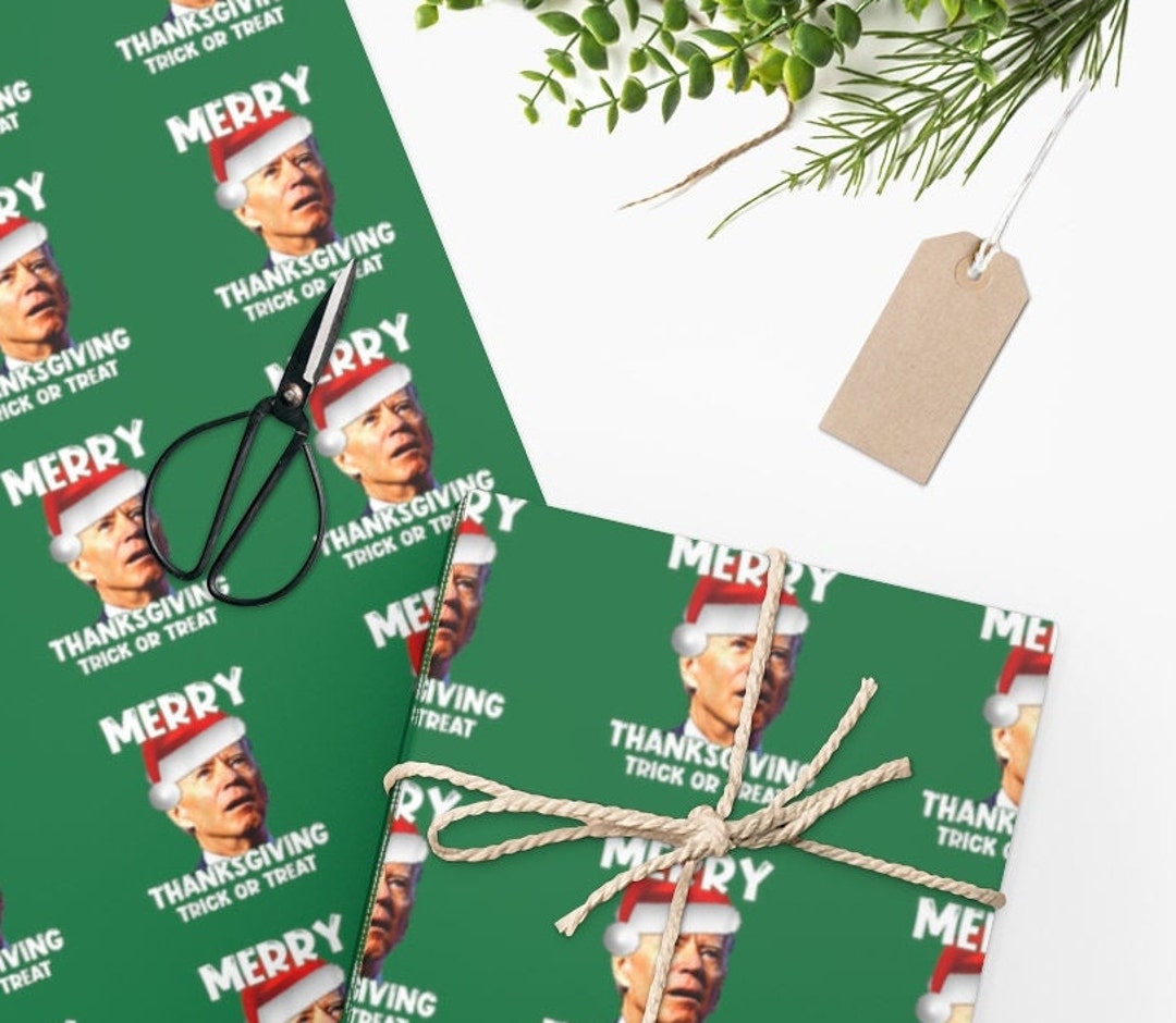 Joe Biden Merry 4th of Easter Wrapping Paper - Etsy
