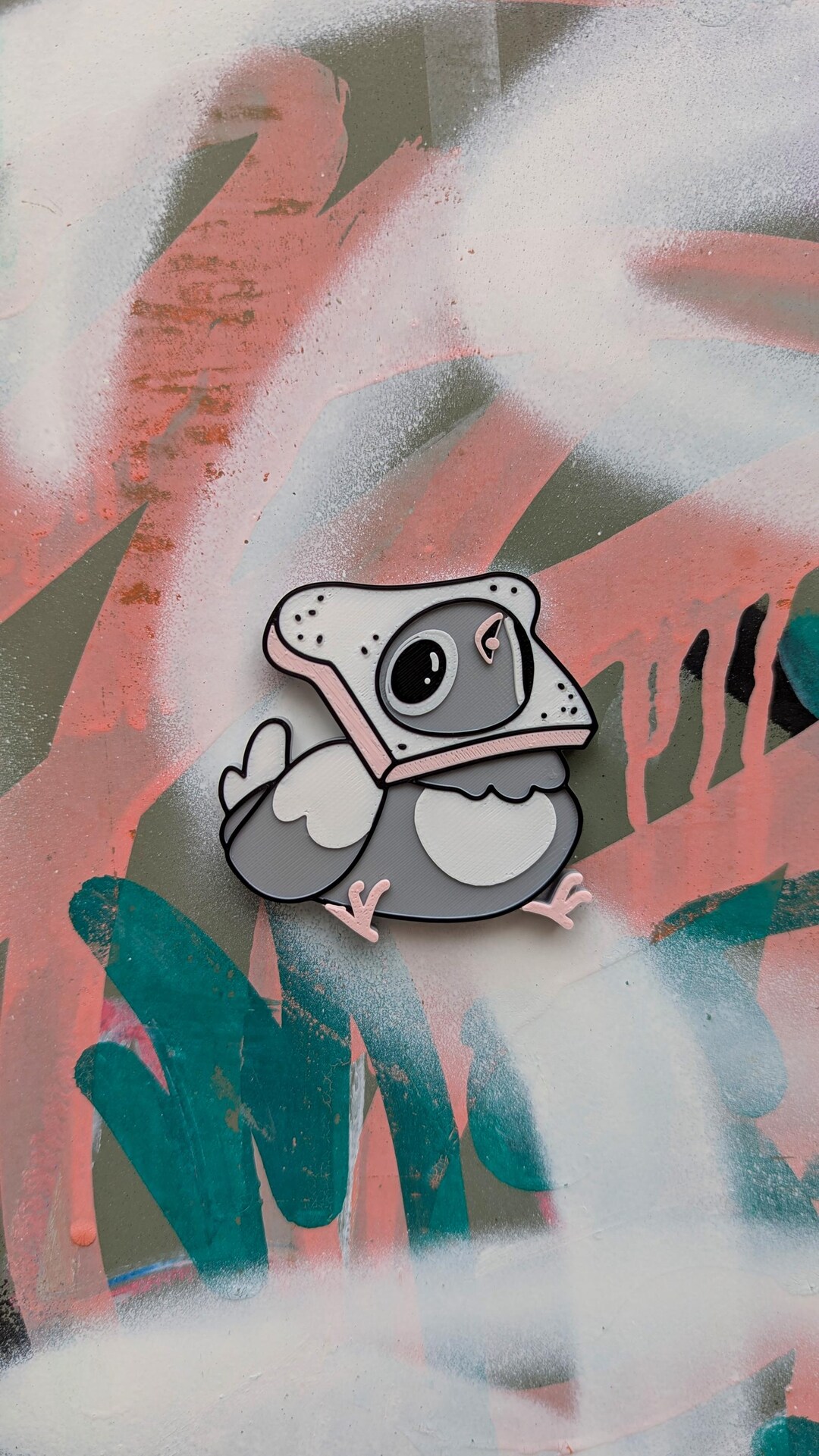 Pigeon Bread Magnet - Etsy