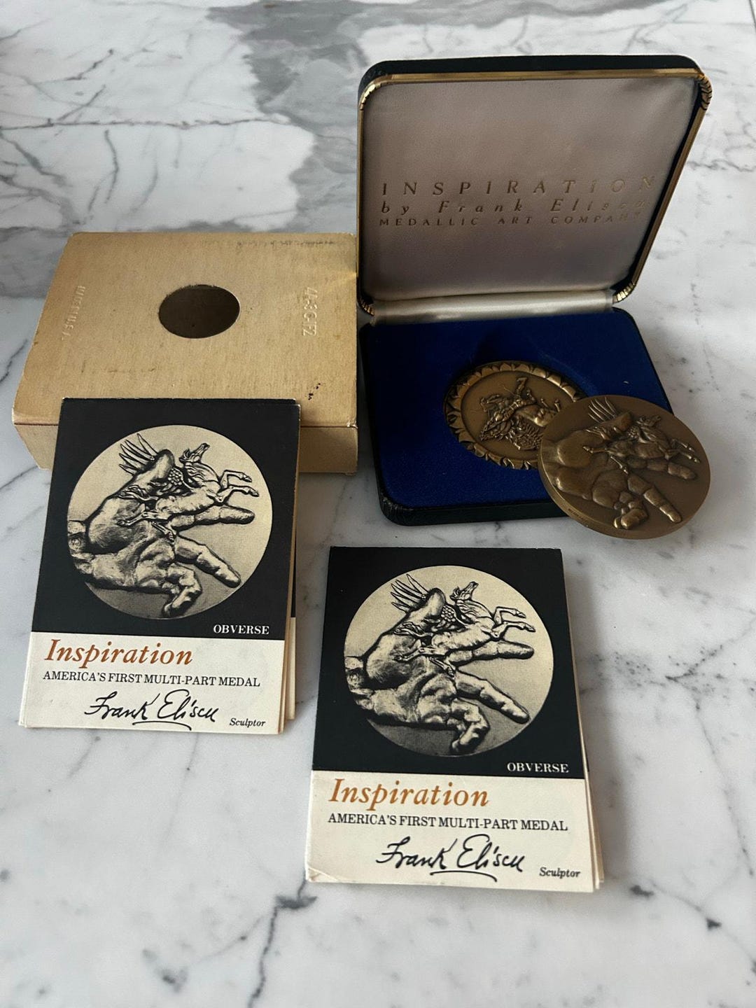 Frank Eliscu Medallic Art Company First Multi Part Medal Bronze ...