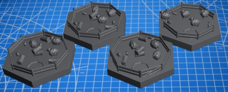 STL 3D Settlers of CATAN Board Game Accessory Set STL Files for Resin ...