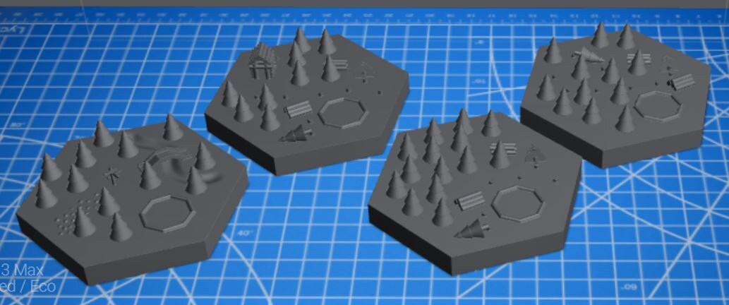 STL 3D Settlers of CATAN Board Game Accessory Set STL Files for Resin ...