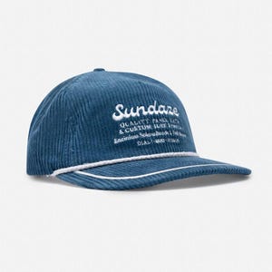Deep Sea Blue Corduroy Hat - Sundaze Vintage 5-panel Snapback Hat - Etsy