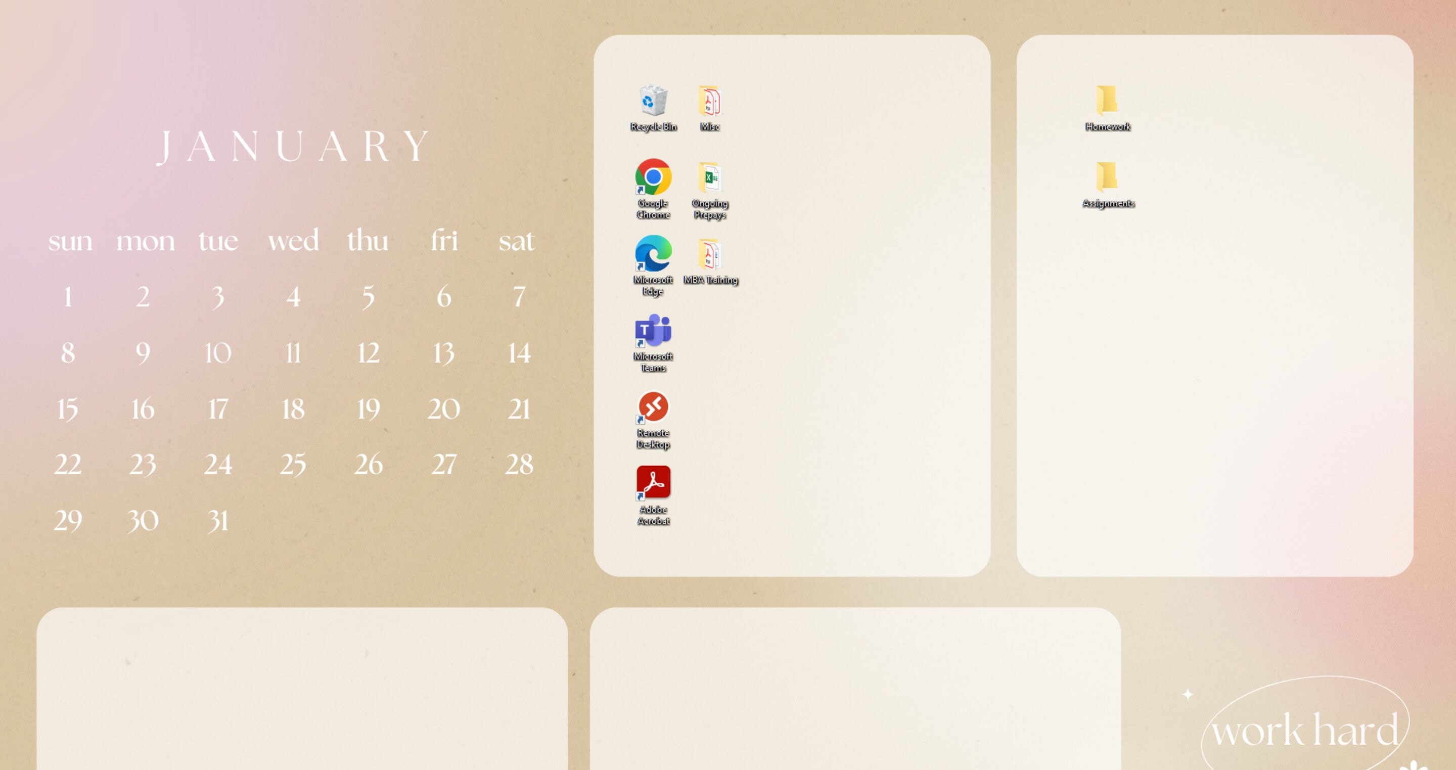 2023 Desktop Wallpaper Organizer - Etsy