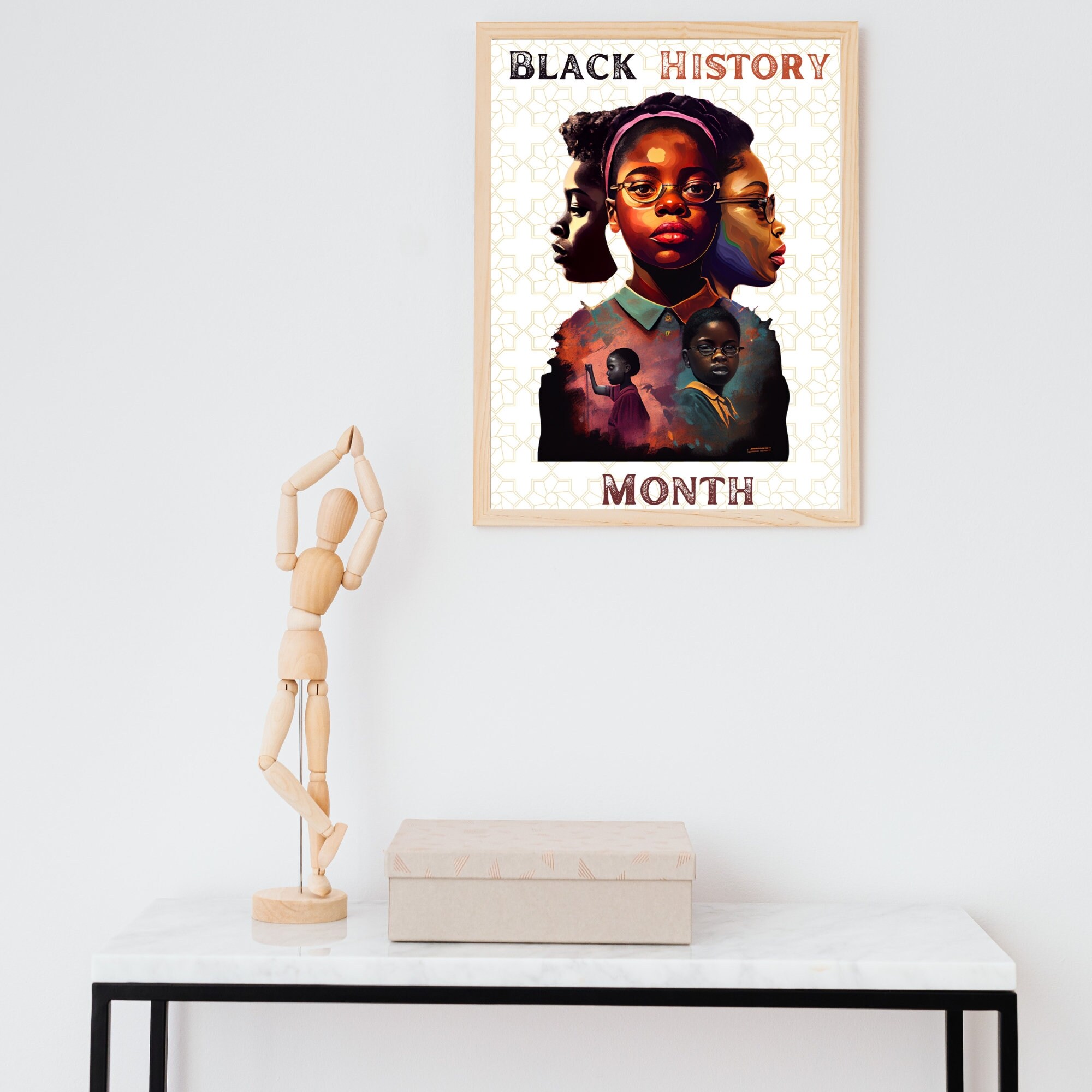 Black History Month Poster Printable Wall Art Decor for Home or ...