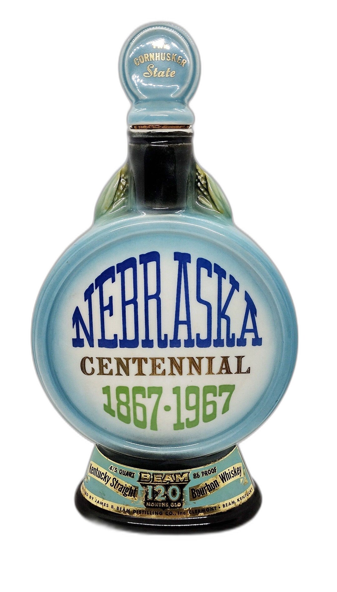 Jim Beam Nebraska Centennial 1867-1967 Empty Whiskey Decanter - Etsy