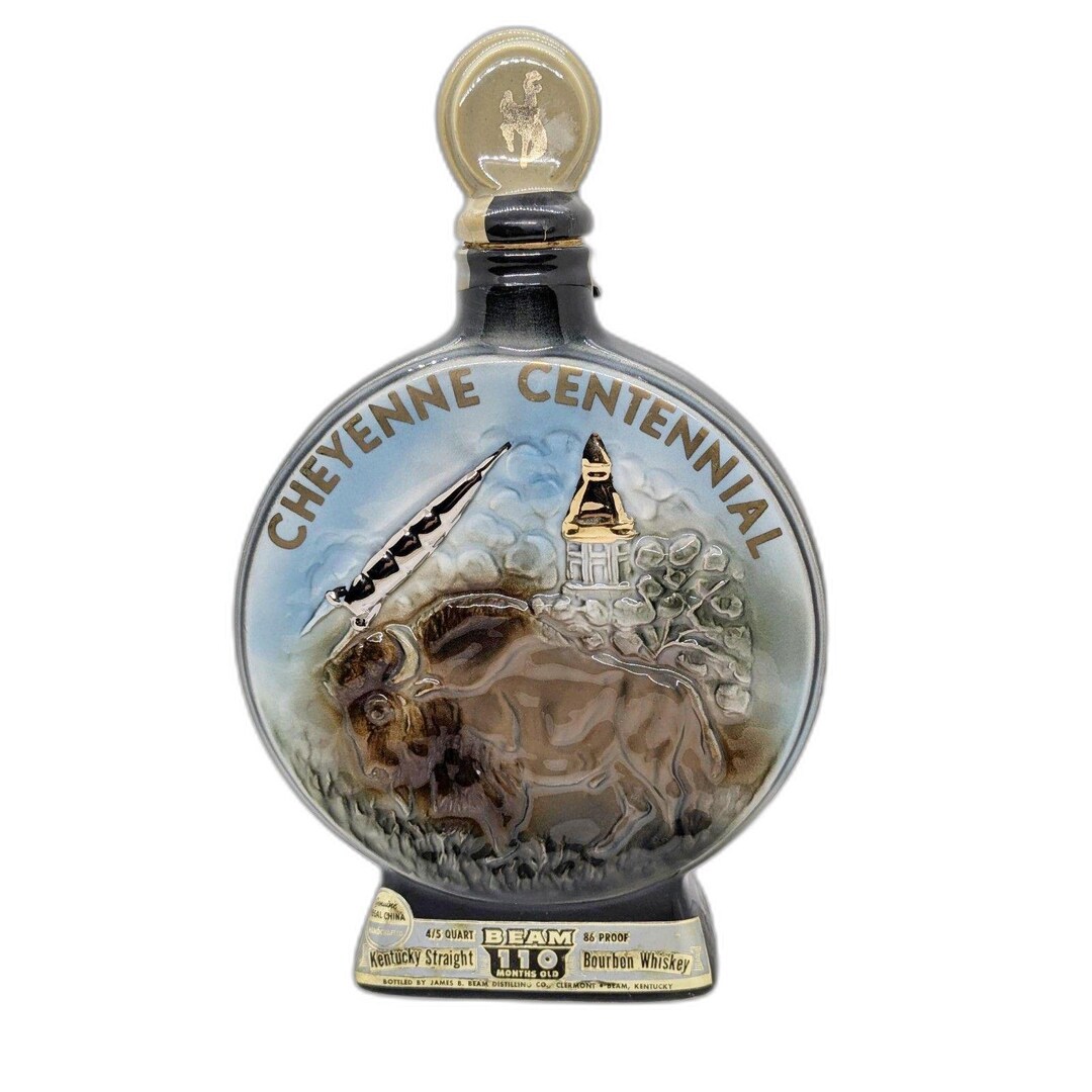 Jim Beam 1967 Cheyenne Wyoming Centennial 1867-1967 Empty Whiskey ...