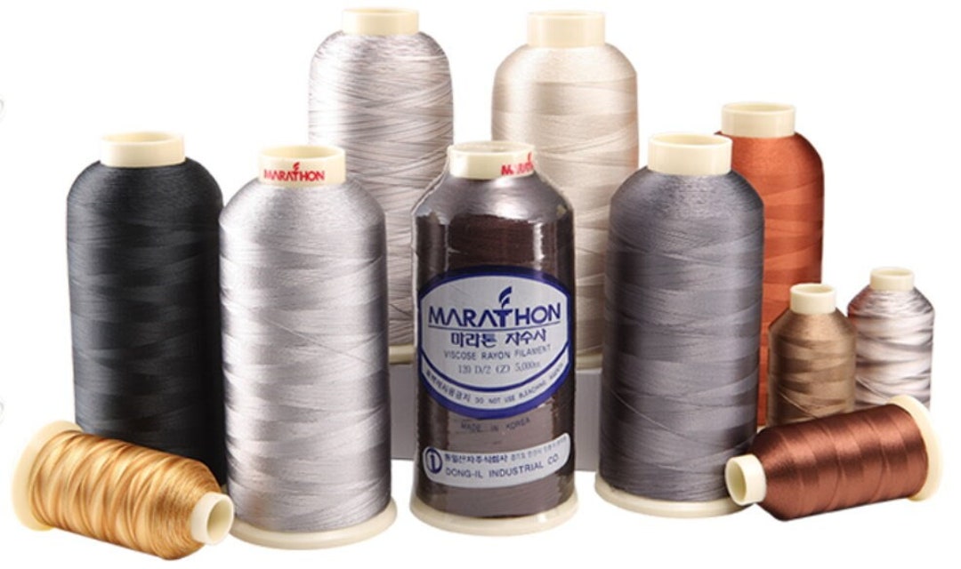 Marathon Embroidery Machine Thread 1,000m to 5000m Spools Fits Brother ...