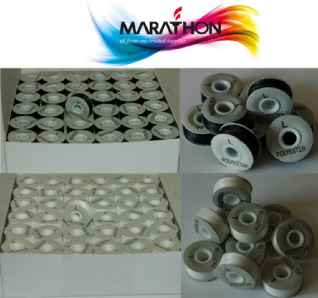 Marathon Bobbins Pre Wound Embroidery Machine Bobbin Thread Idea for ...