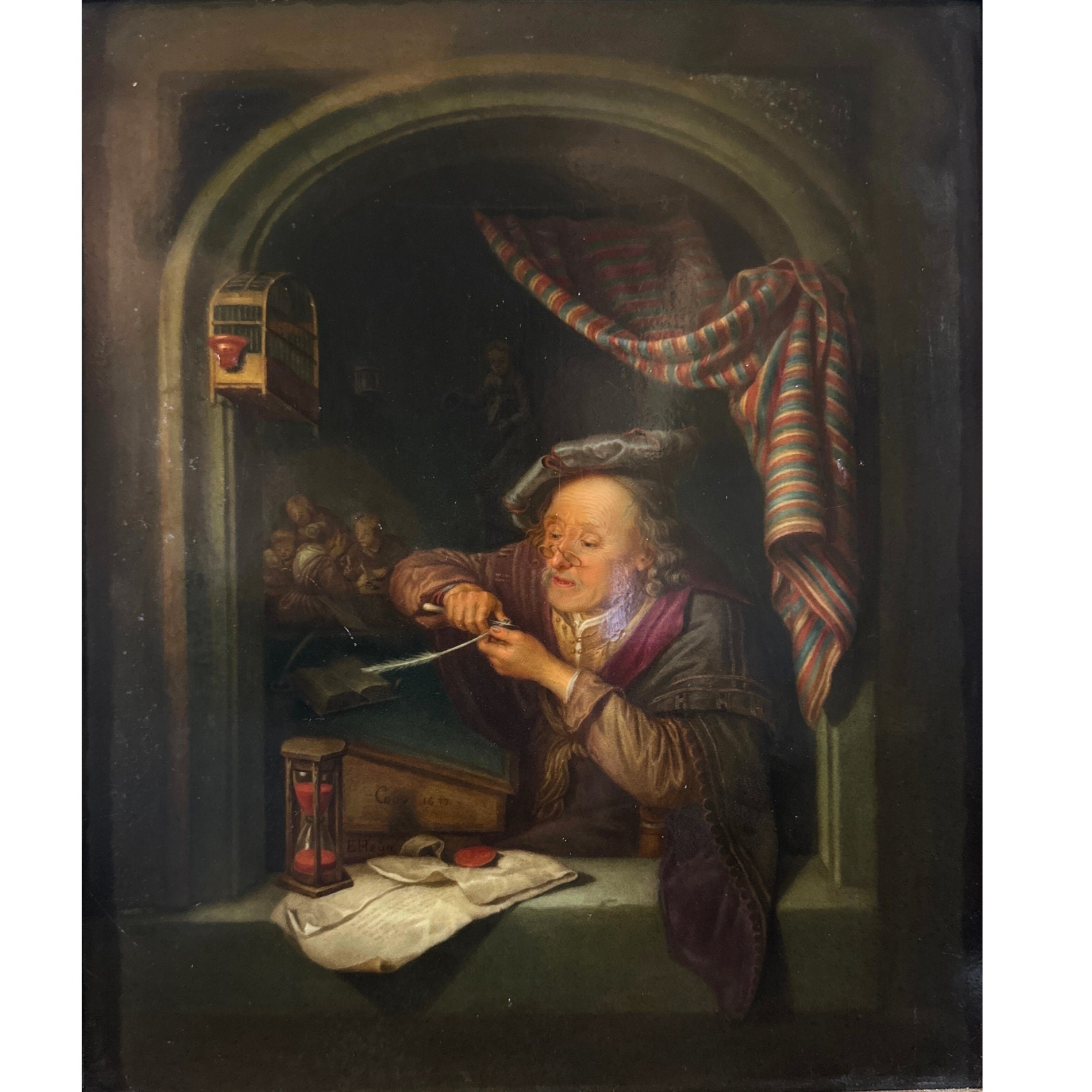 Rare 19th Century Berlin KPM Porcelain ” the Old Schoolmaster “ - Etsy