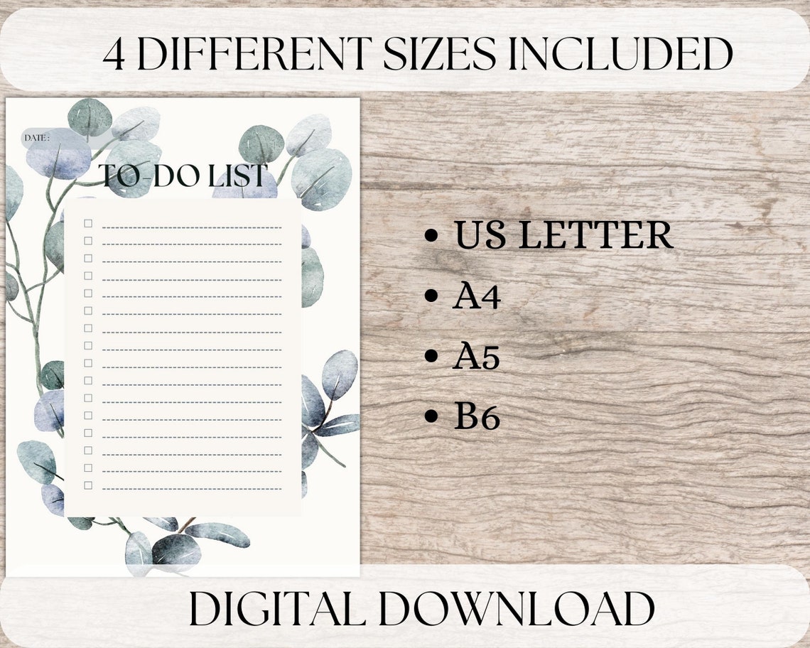 Simple and Beautiful To-do List Planner That Will Help You Remember ...