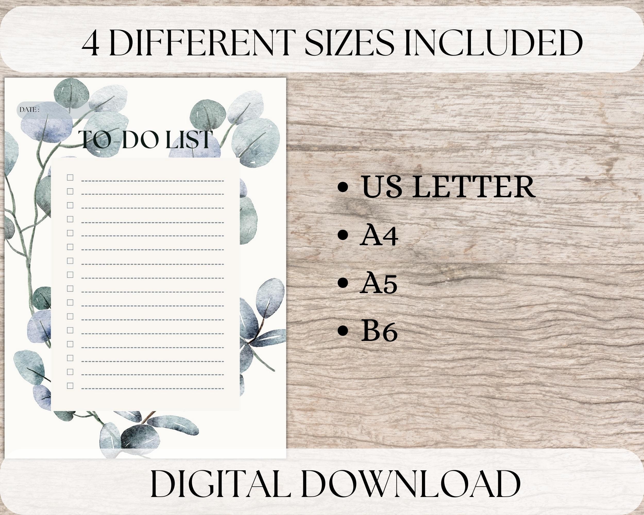 Simple and Beautiful To-do List Planner That Will Help You Remember ...