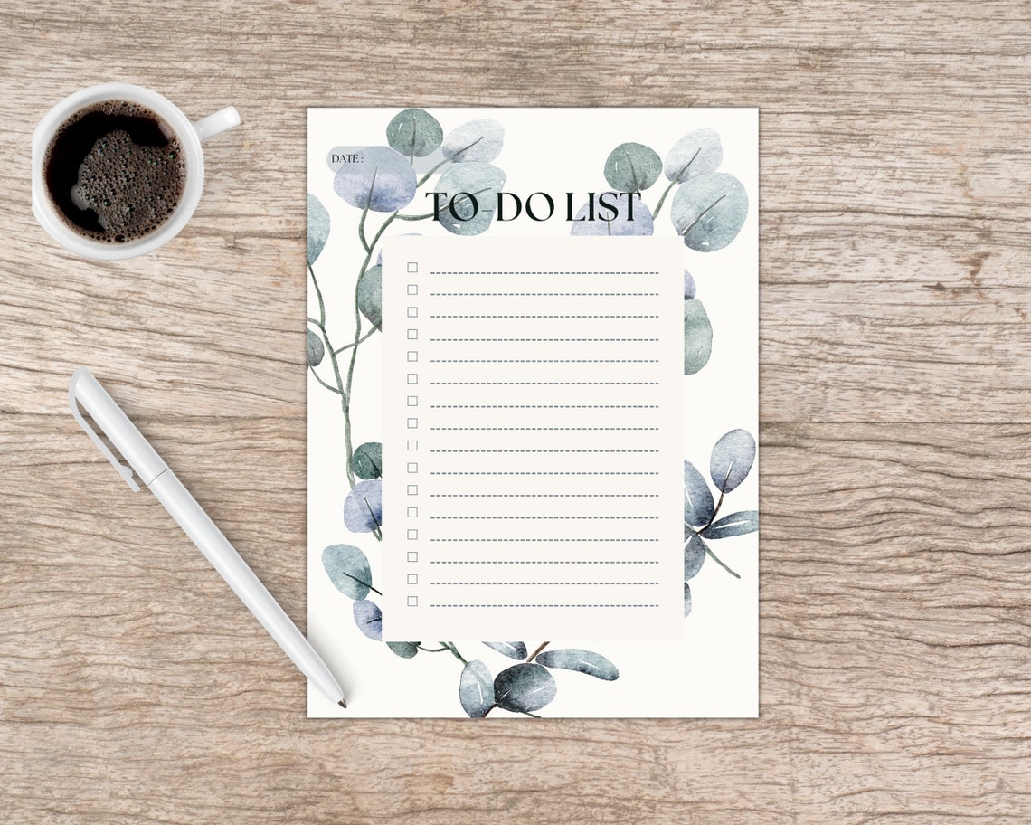 Simple and Beautiful To-do List Planner That Will Help You Remember ...