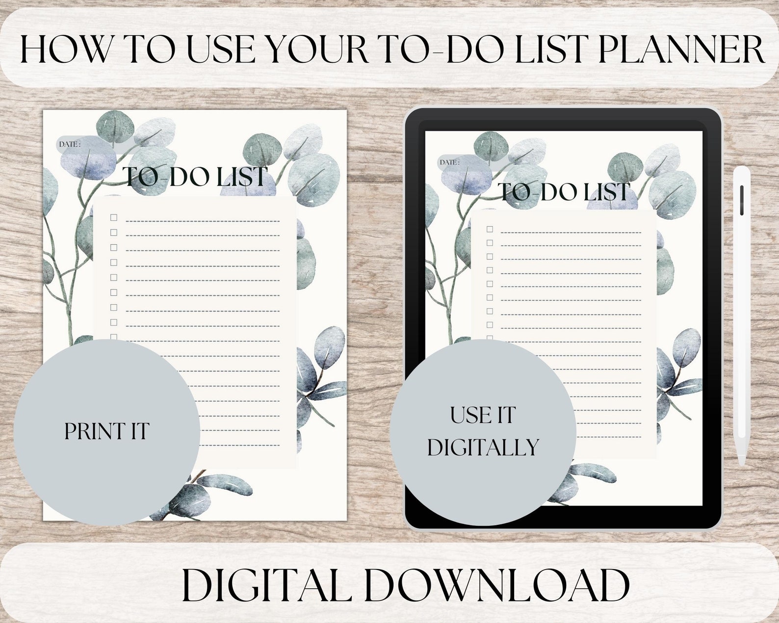 Simple and Beautiful To-do List Planner That Will Help You Remember ...