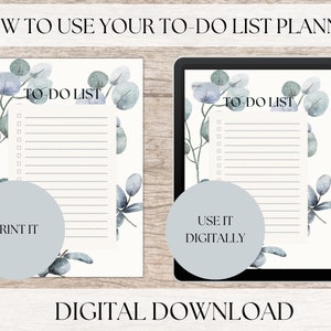 Simple and Beautiful To-do List Planner That Will Help You Remember ...