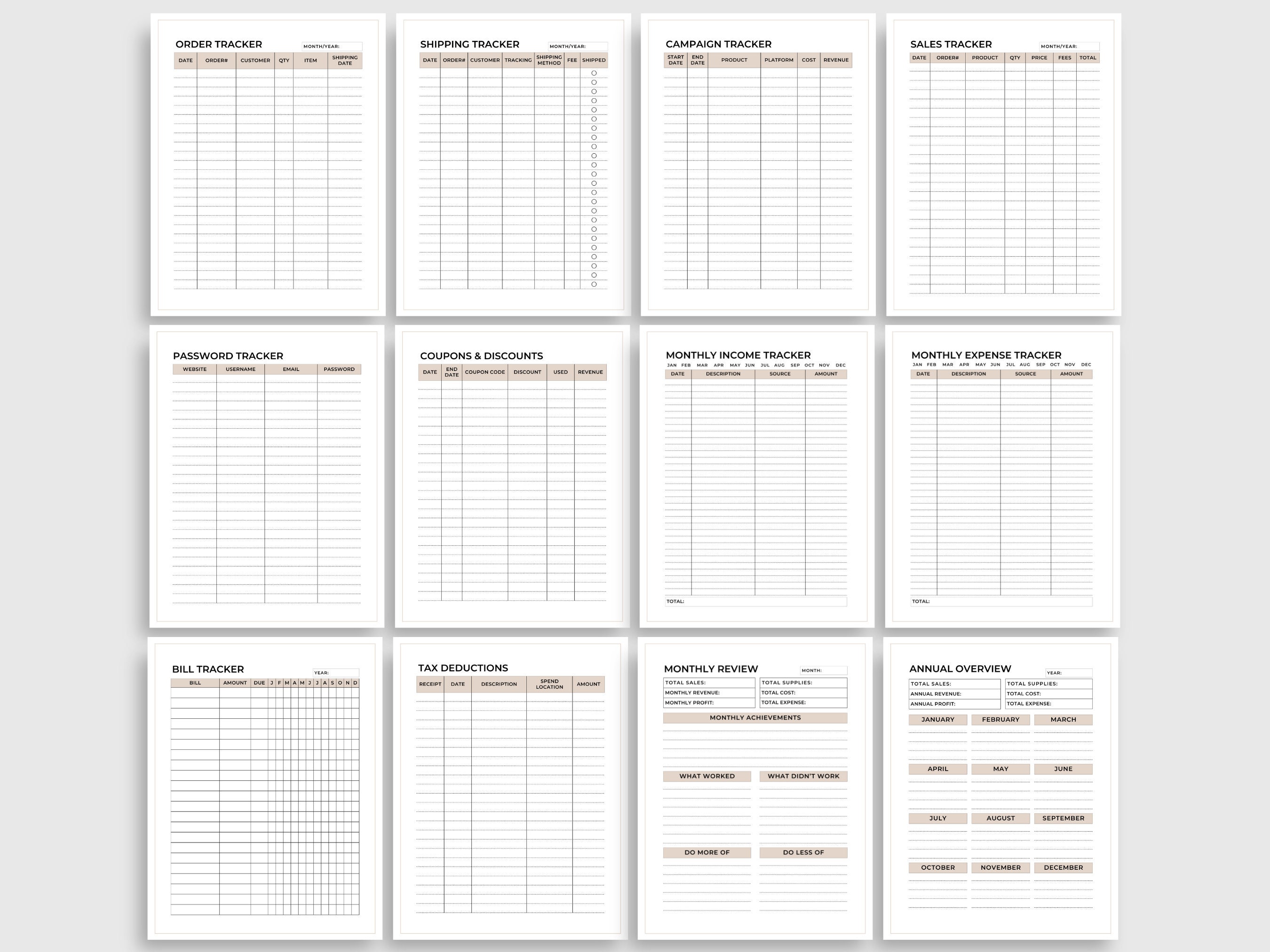 Small Business Planner Printable, Small Business Plan, Entrepreneur ...