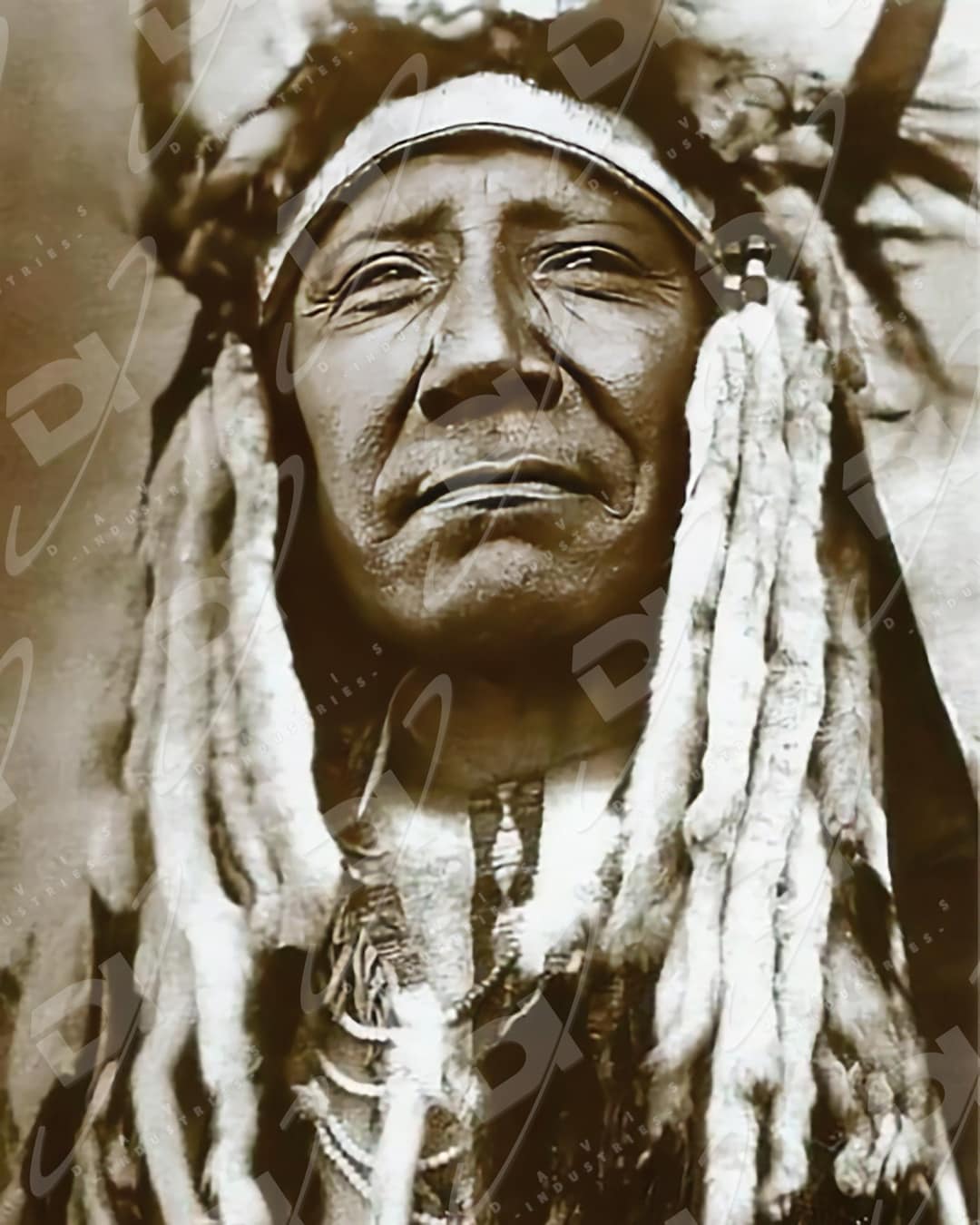 Chief Two Moons High Quality Photographic Print - Etsy