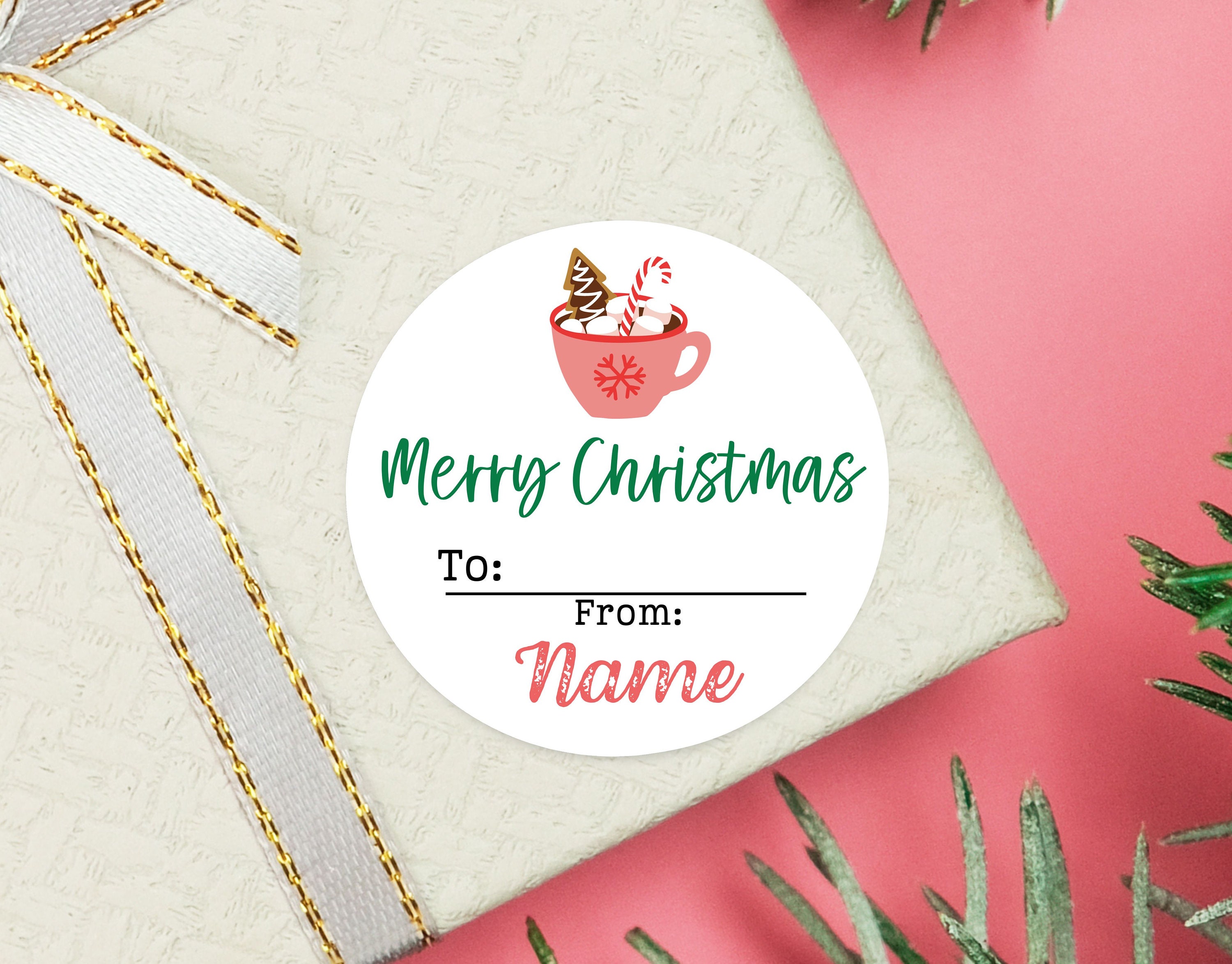 Custom Christmas Labels Personalized Holiday Gift Labels - Etsy Canada