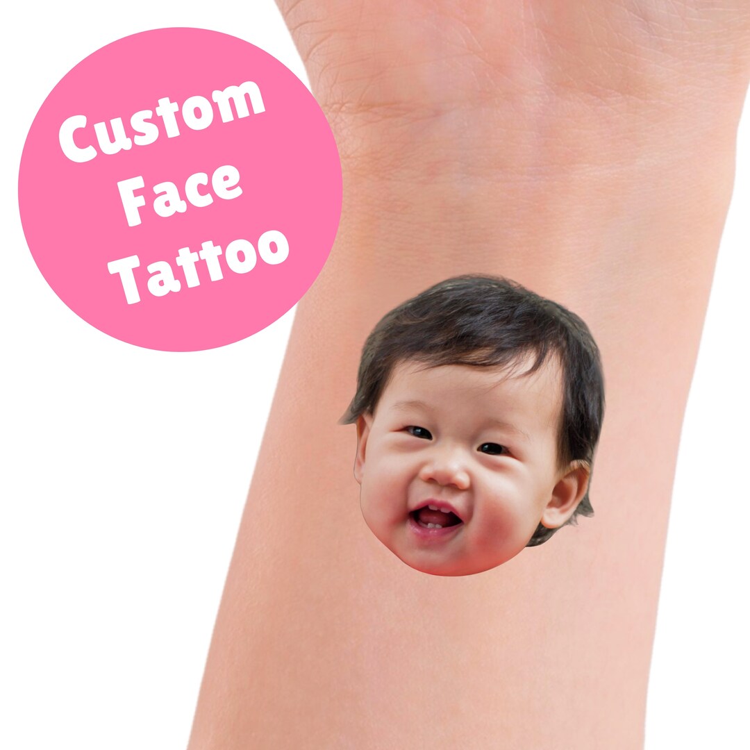 Custom Tattoo for First Birthday Party, Temporary Tattoos, Personalized ...