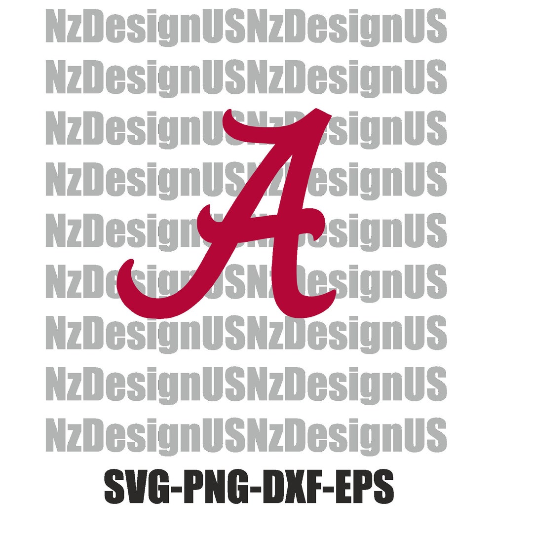 Alabama Svg, Png, Football Eps, SEC Dxf Layered Digital Download File ...