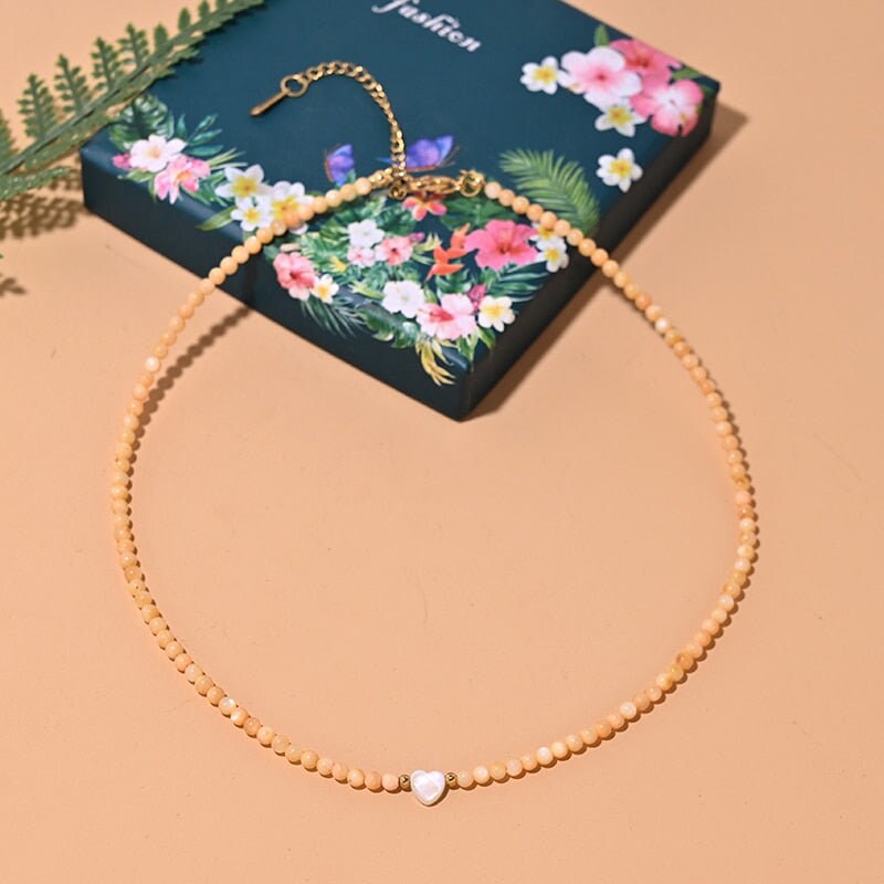 Small Beads Necklace Bead Necklaces for Women Small Bead - Etsy