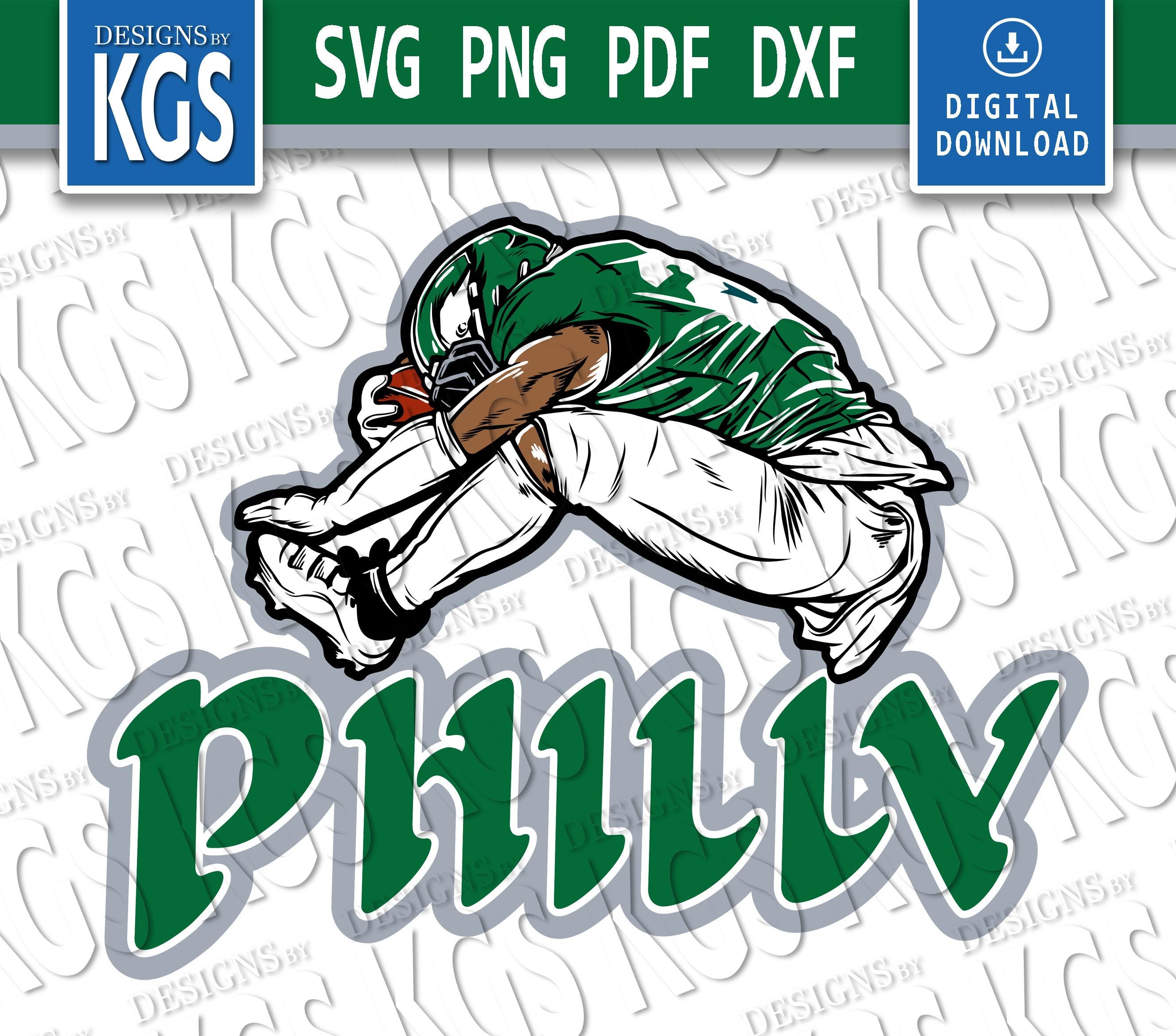 The Saquon Leap! | Classic Kelly Green | Full Color Design | Cricut ...