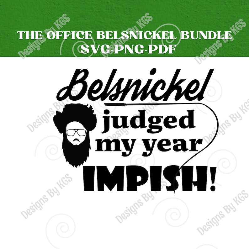 The Office Belsnickel Dwight Christmas Bundle Impish Admirable, SVG PDF ...