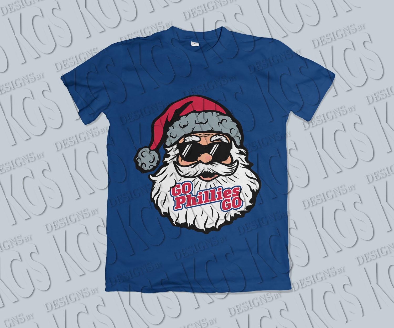 Phillies Santa! | Phillies Modern Colors | Full Color Design | Cricut ...