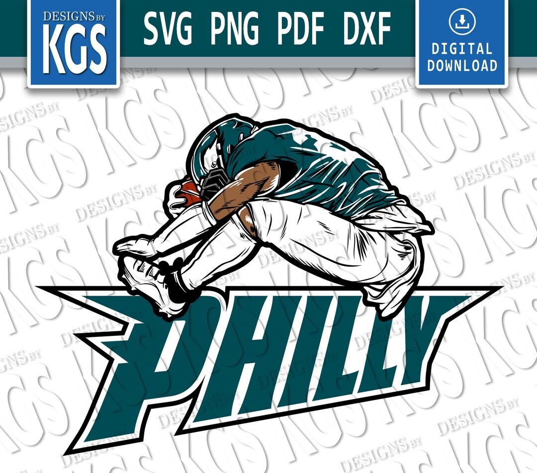 The Saquon Leap! | Modern Midnight Green! | Full Color Design | Cricut ...
