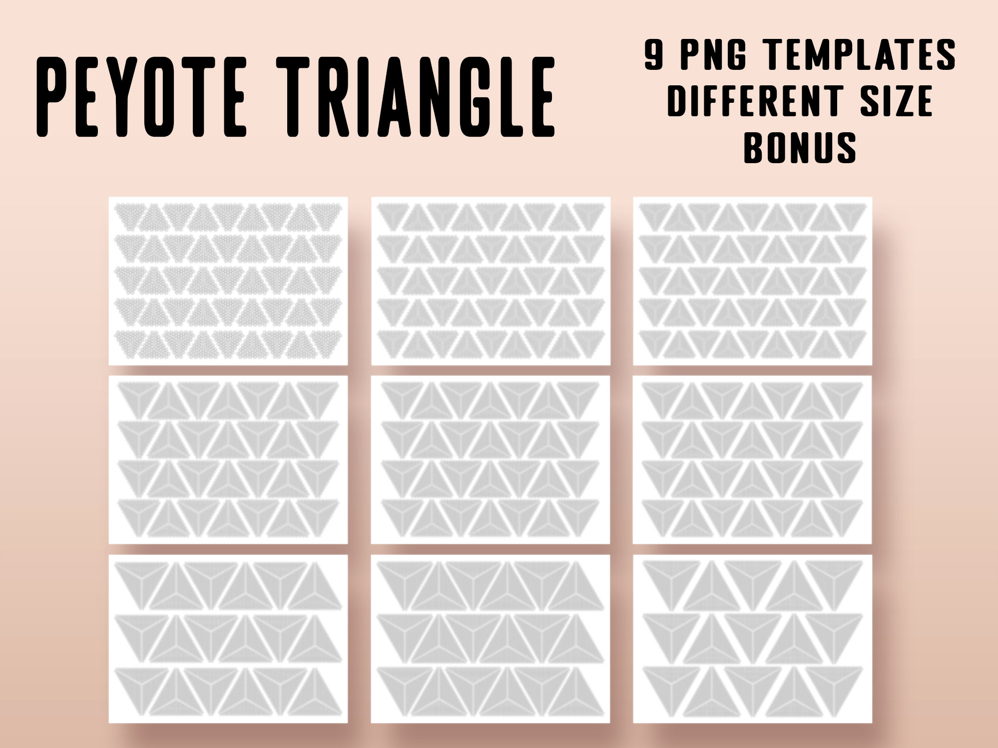 18 Peyote Stitch Graph Paper, Template, Blank Bead Graph Paper, Paper ...