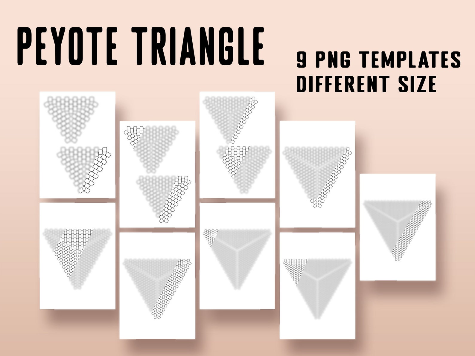 18 Peyote Stitch Graph Paper, Template, Blank Bead Graph Paper, Paper ...