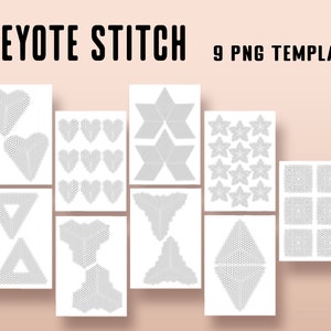 18 Peyote Stitch Graph Paper, Template, Blank Bead Graph Paper, Paper ...