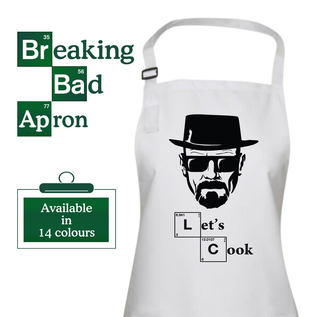 Breaking Bad Apron Lets Cook Walter White Cooking Apron BBQ Apron Gift ...