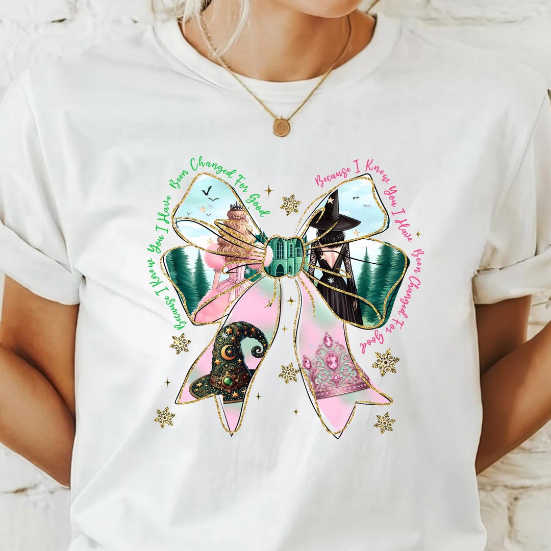 Wicked T-shirt | Elphaba and Glinda Inspired T-shirt | Wicked Movie T ...