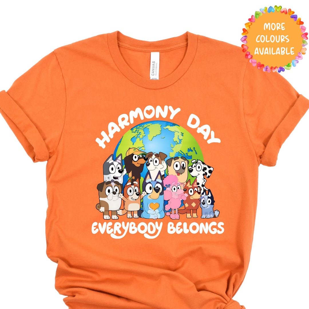 Harmony Day T-shirt | School T-shirt | Teacher T-shirt | Everyone ...