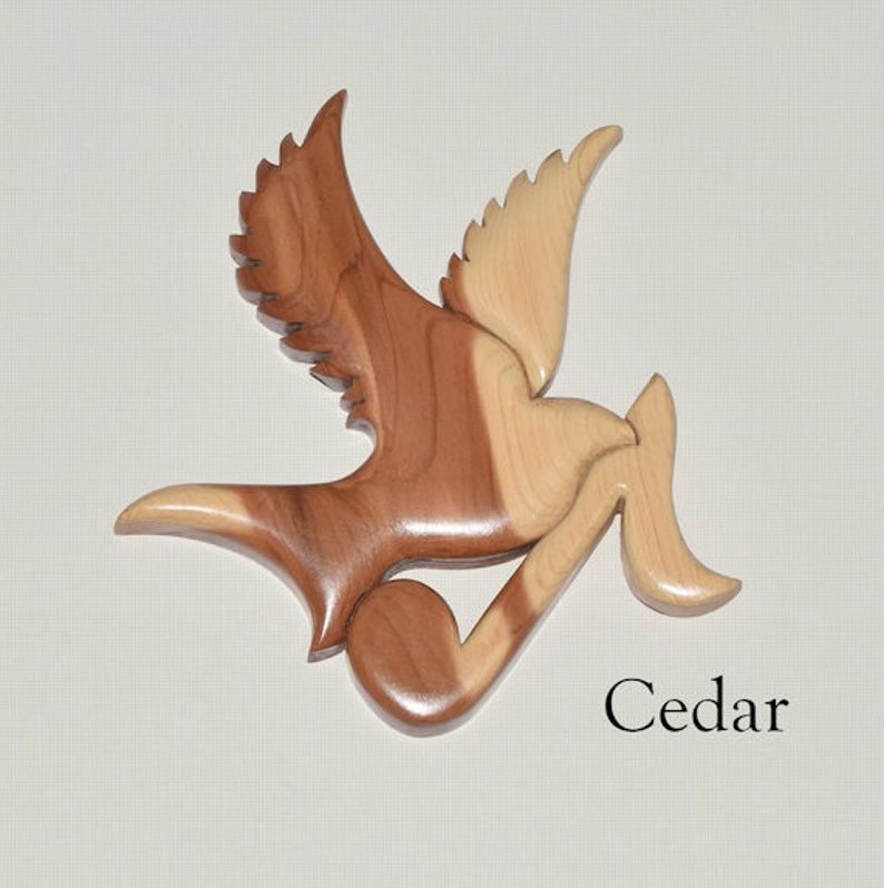 Inspirational Art - Dove With Music Note - Artfully Handmade Wood ...