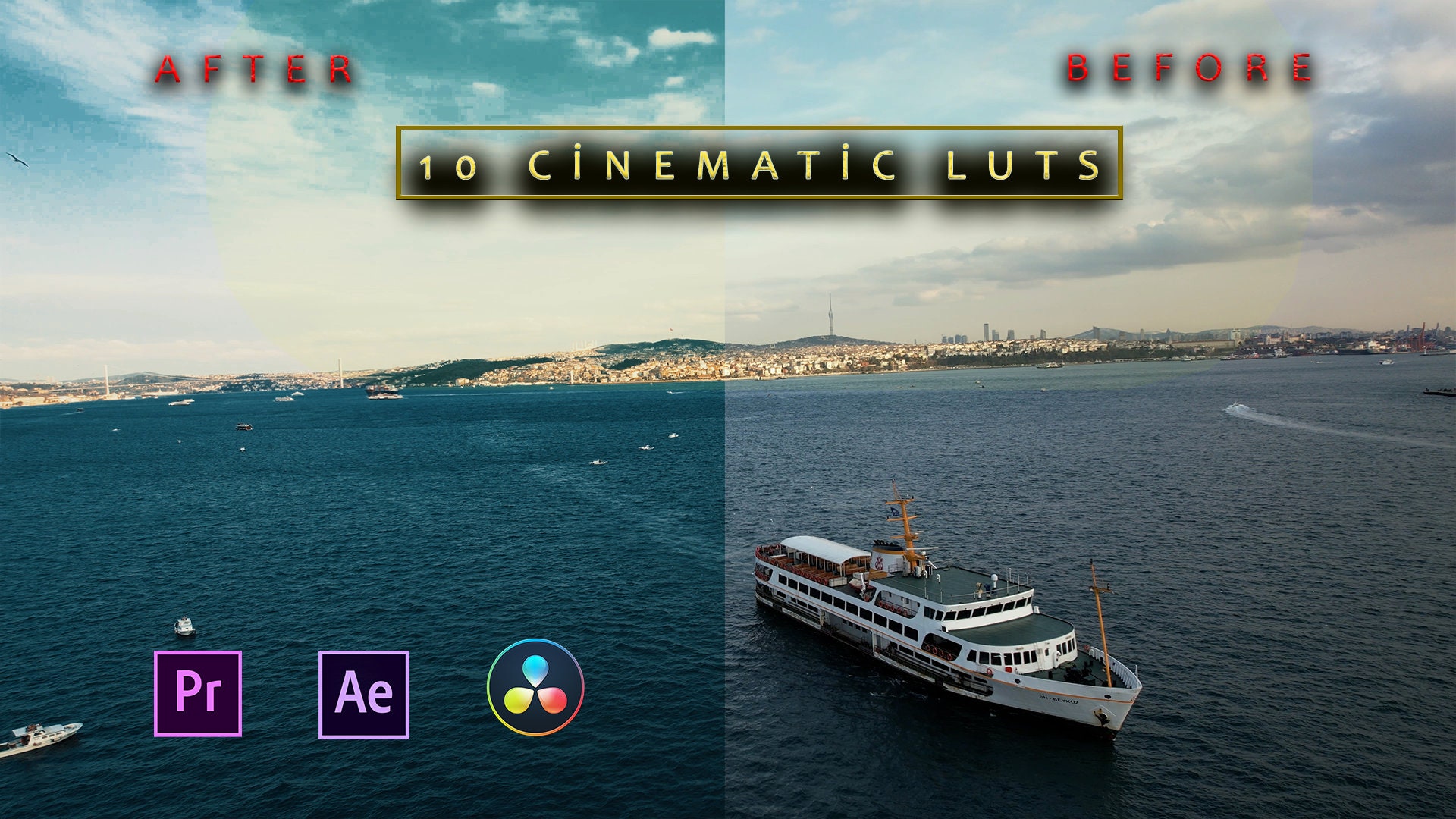 10 Cinematic Luts Color Grading Photo and Video Mobile & Desktop Video ...