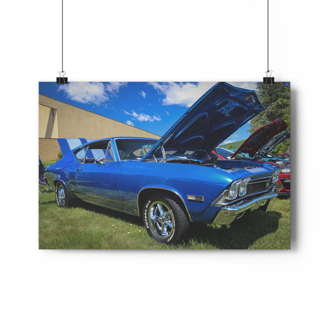1968 Chevelle SS 427 Giclée Print, Classic Car Print, Car Photography ...