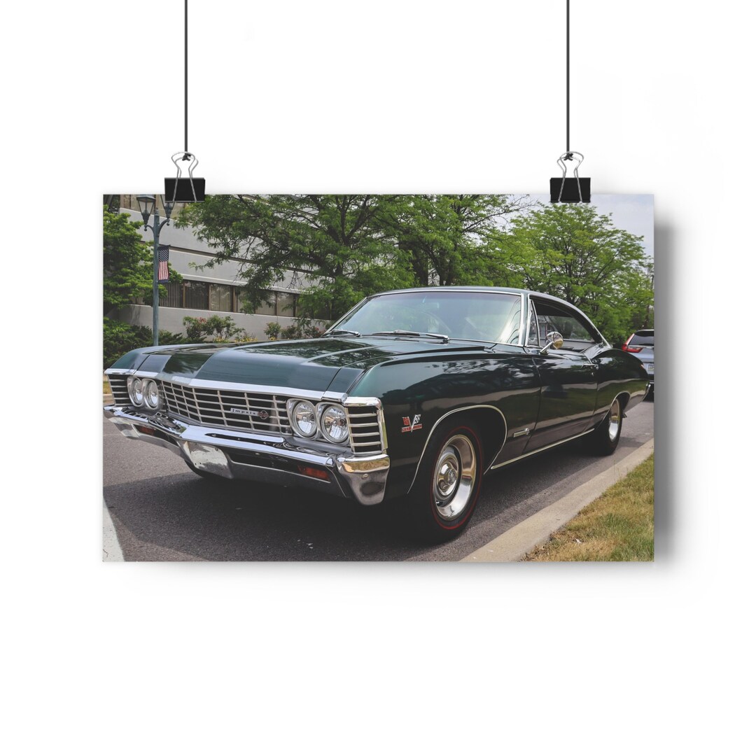 1967 Chevrolet Impala SS 427 Giclée Print, Classic Car Print, Car ...