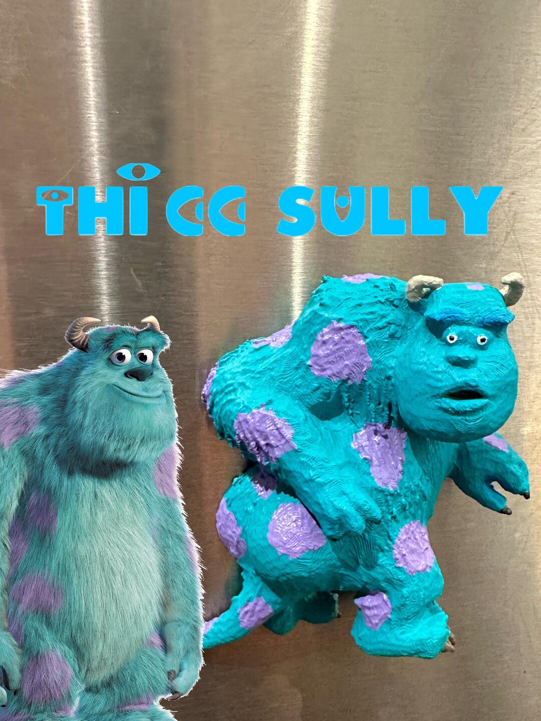 Thicc Sully Magnet / Monsters Inc Magnet / Kitchen Decor / Home Decor ...