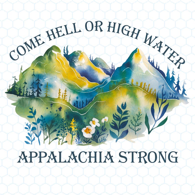 Virginia to Tennessee Strong PNG – Appalachian Mountain Pride Design - Etsy