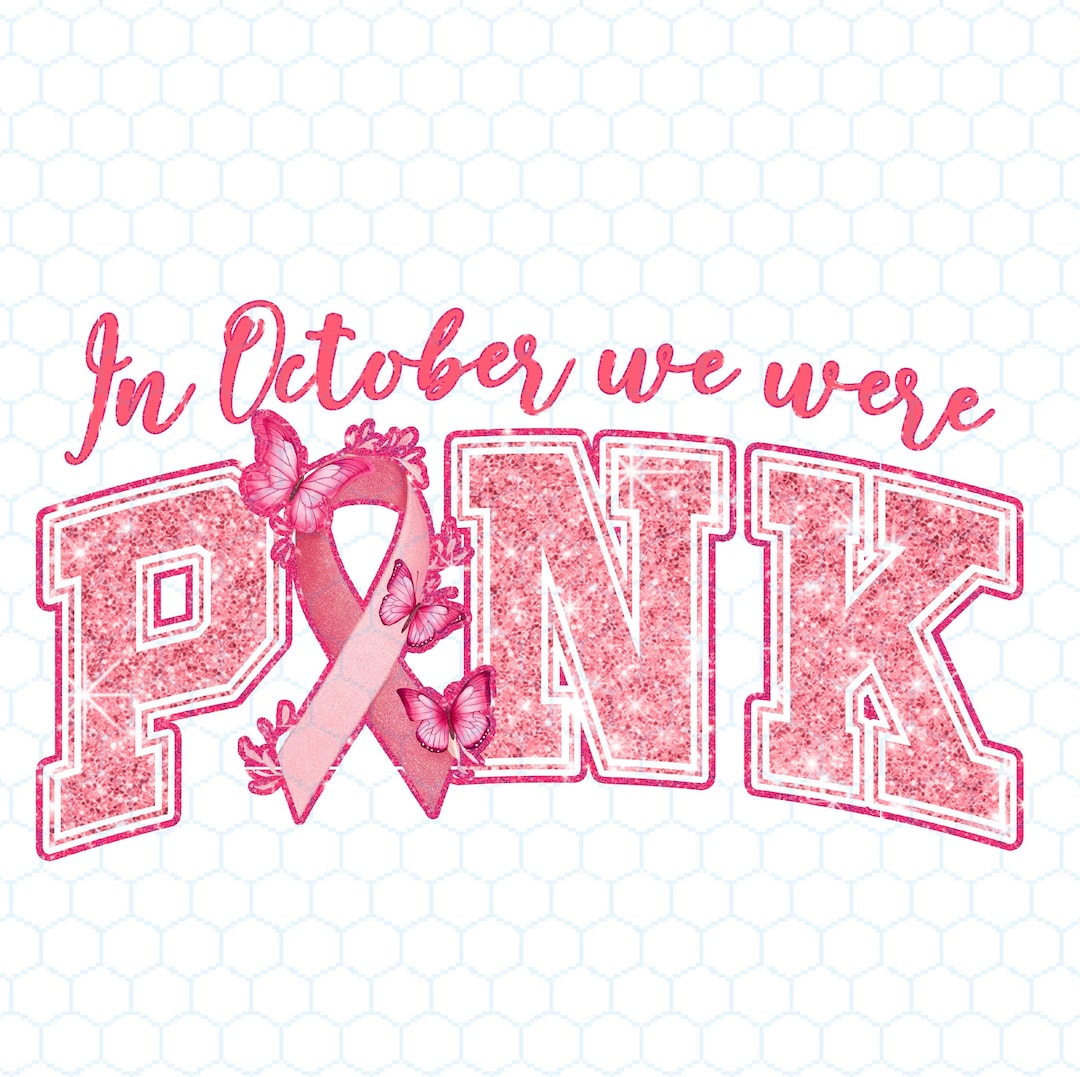 Breast Cancer Awareness PNG Pink Coquette Ribbon and Halloween Fight ...