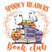 Spooky Readers Book Clubs Halloween Books PNG Book Lovers Stack PNG ...