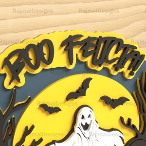 Boo Felicia Halloween Ghost Digital File for Laser Cut, Svg Glowforge ...