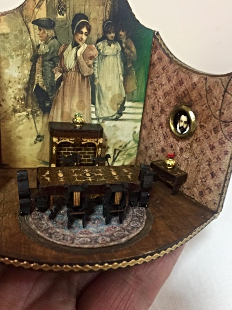 Tiny Victorian Vignette Dining Room - Etsy