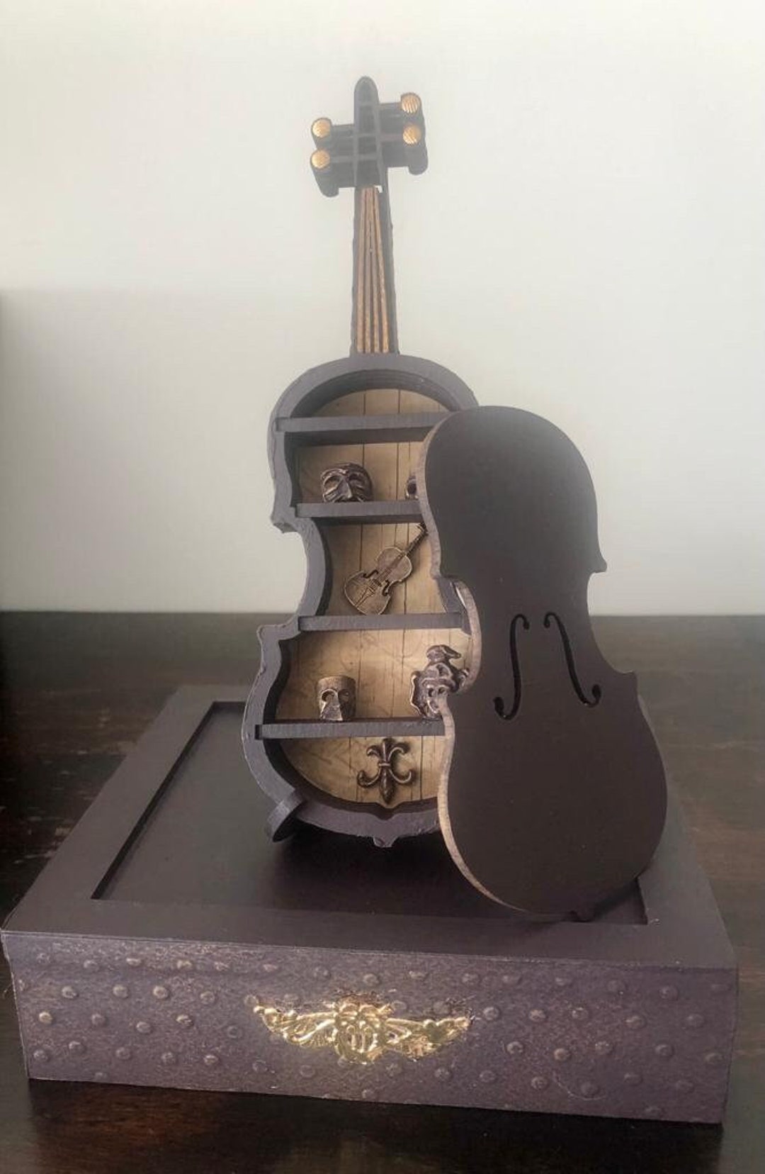 Mini Violin With Venetian Masks or Violins - Etsy