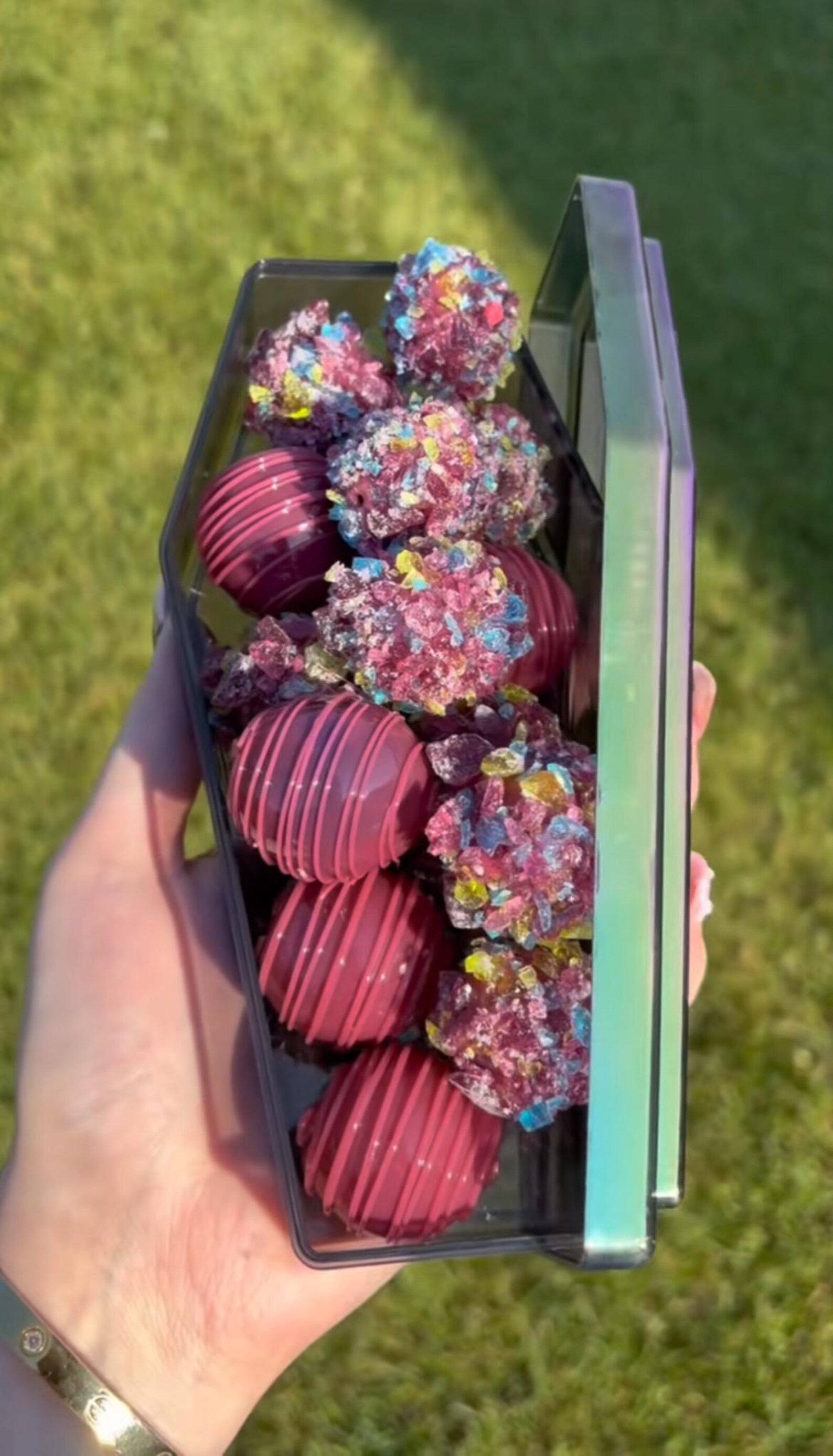 Halloween Coffin-shaped Plastic Container: Treat Box, Jewelry Storage ...