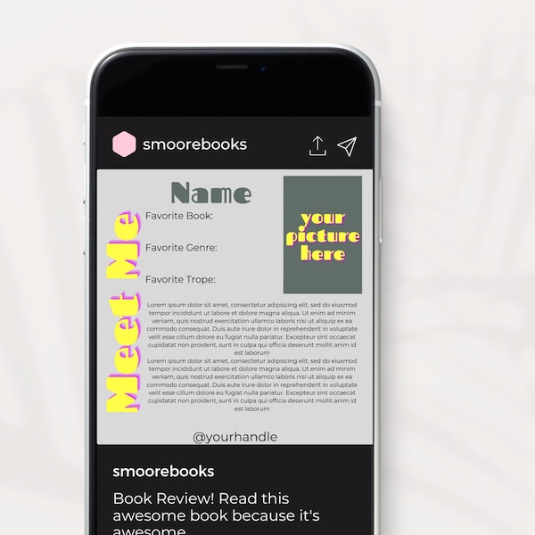 Booktok Template - Etsy