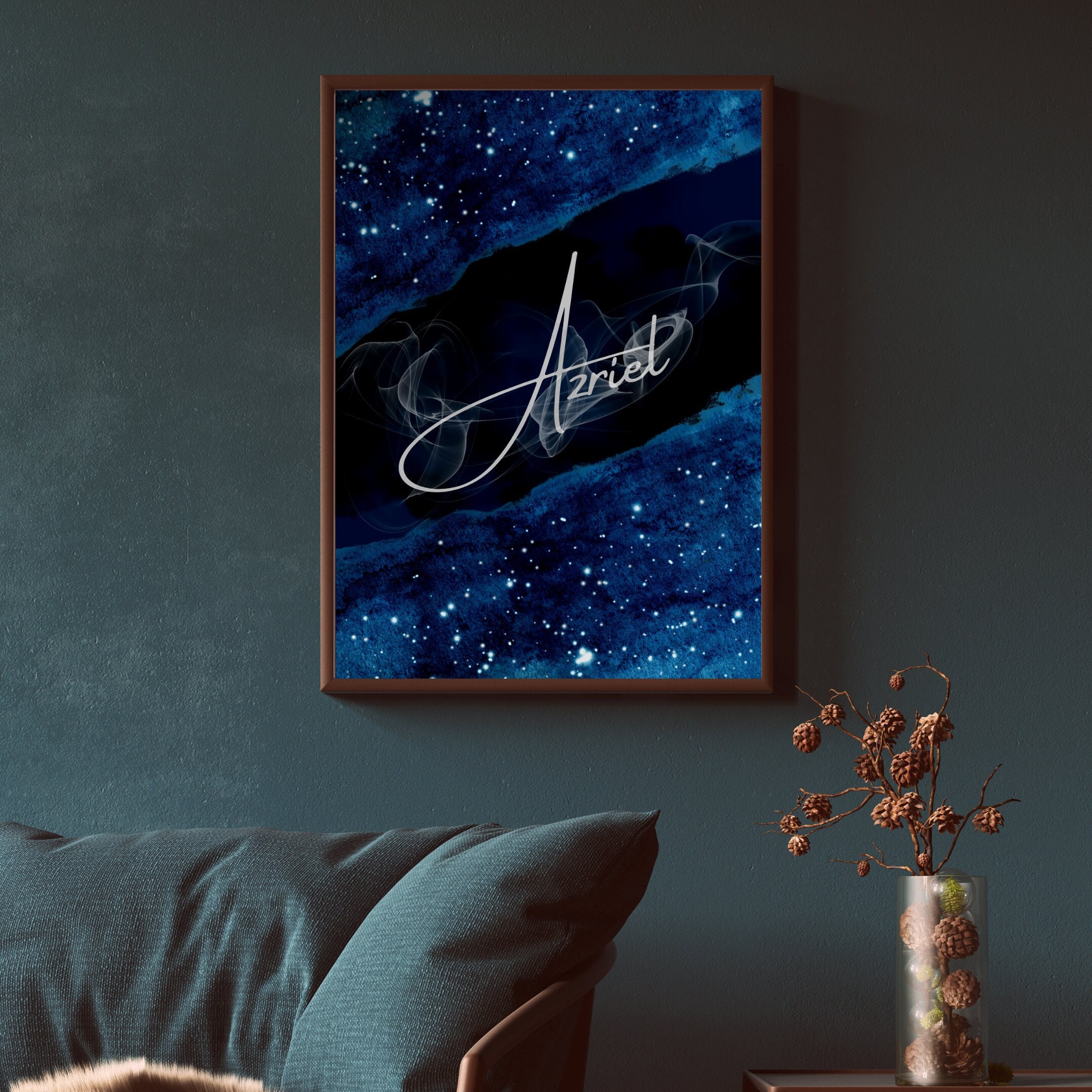 Azriel ACOTAR Fanart Printable Bookish Gift, Wall Art, Booktok, Book ...