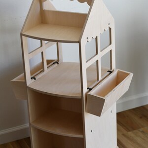 Rotating Bookshelf, Dollhouse Style Rotating Bookcase - Etsy